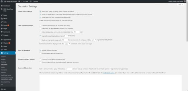 WordPress Wednesday Tip #6 - Managing Comments