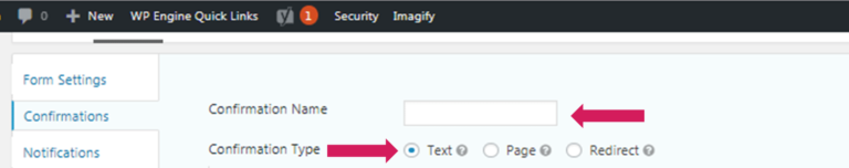 How to Customize Confirmations message in Gravity Forms